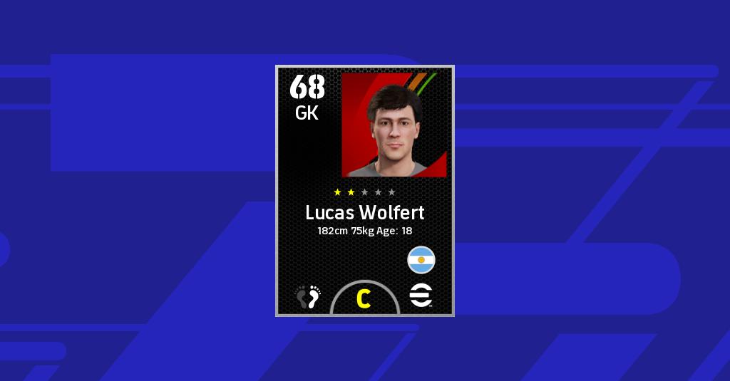 Lucas Wolfert - Показатели - eFootball