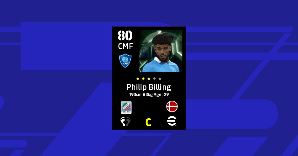 Philip Billing - Показатели - eFootball