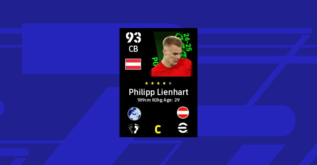 Philipp Lienhart - Показатели - eFootball 2022