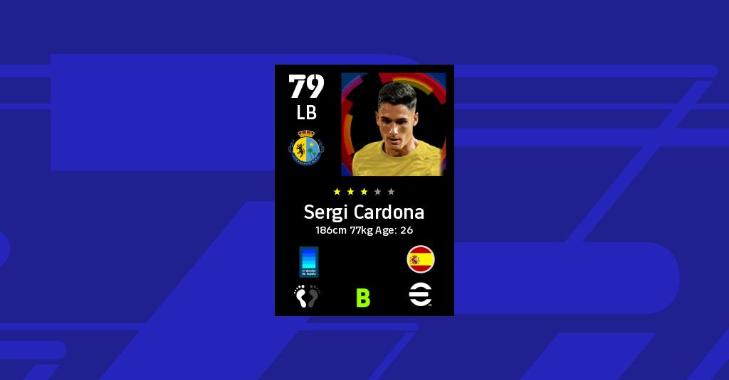 Sergi Cardona - Показатели - eFootball 2022