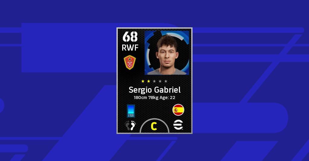 Sergio Gabriel - Показатели - eFootball 2022