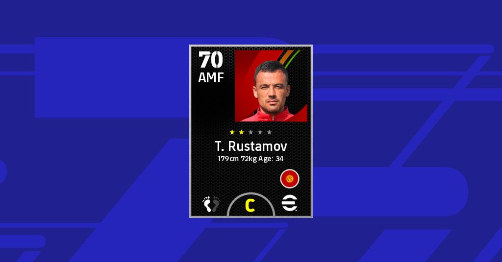 T. Rustamov - Показатели - eFootball 2022