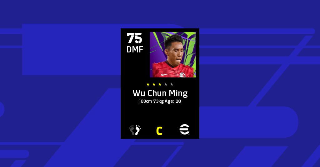 Wu Chun Ming - Показатели - eFootball 2022