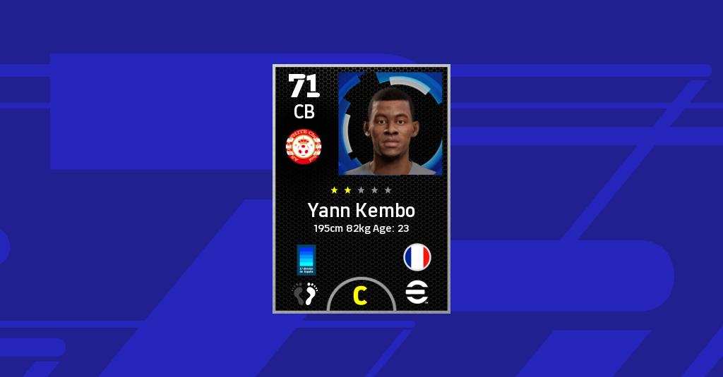 Yann Kembo - Показатели - eFootball 2022
