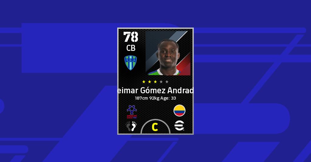 Yeimar Gómez - Показатели - eFootball 2022