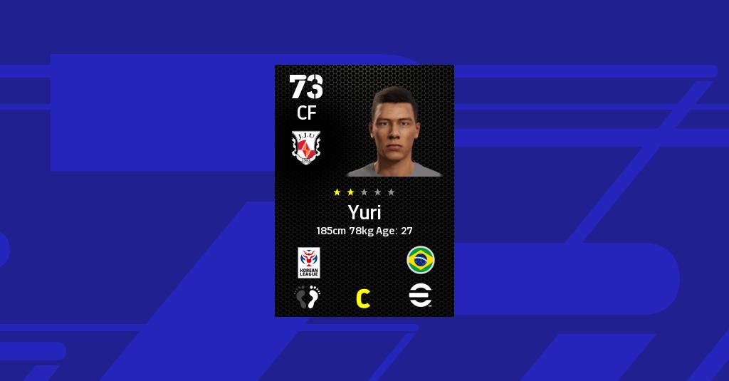 Yuri - Показатели - eFootball