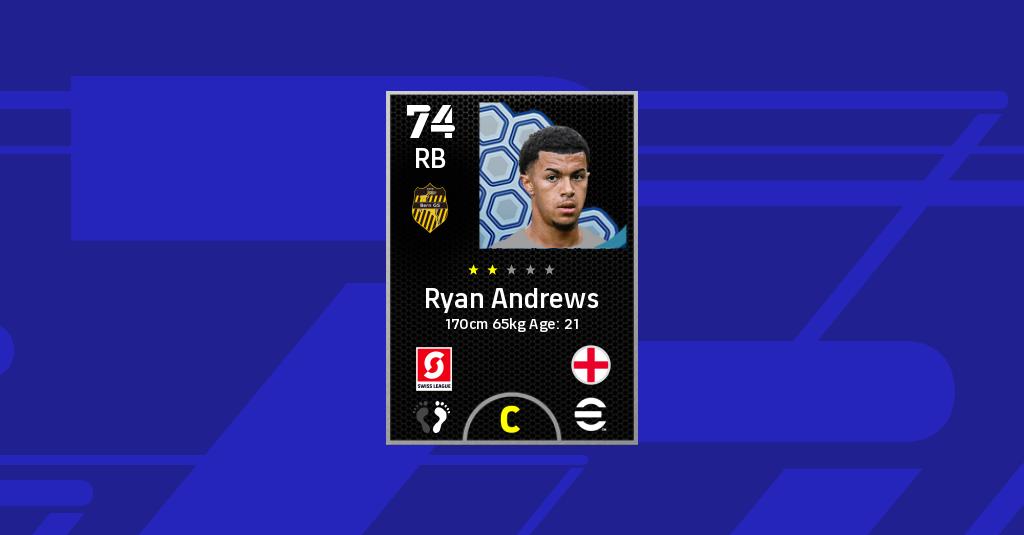 Ryan Andrews eFootball 2022 Stats