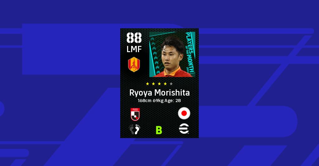Ryoya Morishita eFootball Stats