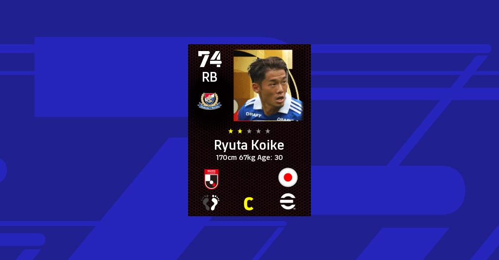 Ryuta Koike eFootball Stats