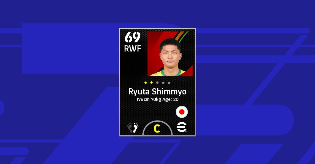 Ryuta Shimmyo eFootball Stats