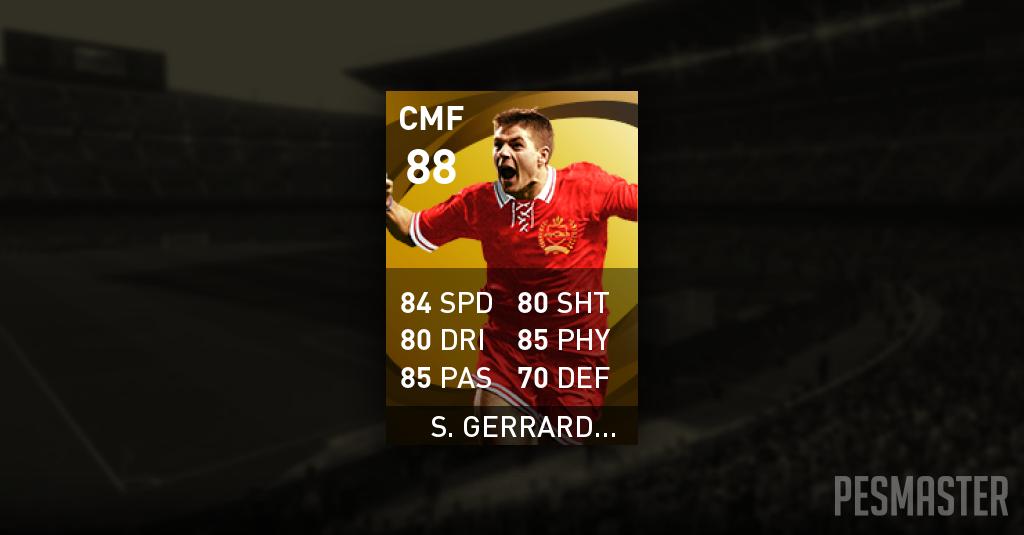 Steven Gerrard PES 2021 Stats