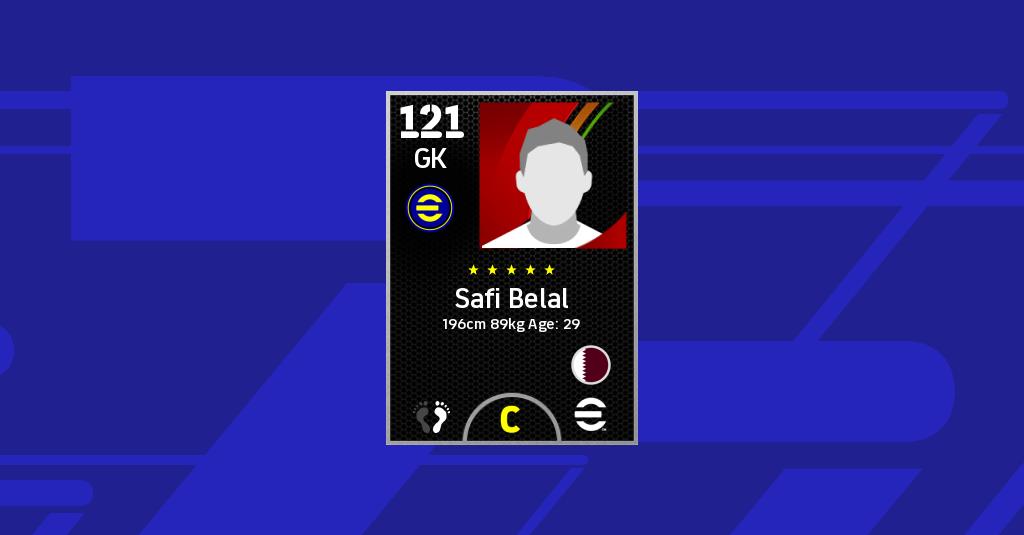 Safi Belal eFootball Stats