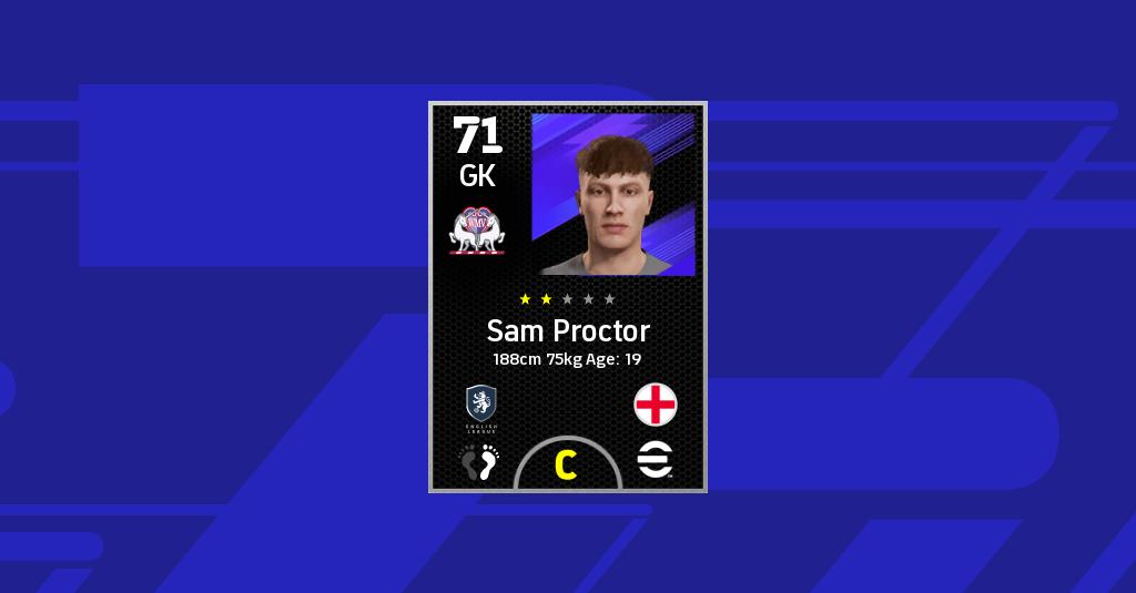 Sam Proctor eFootball Stats