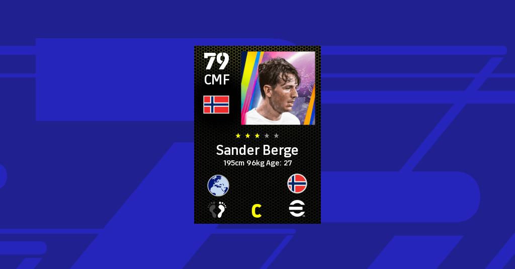Sander Berge eFootball Stats
