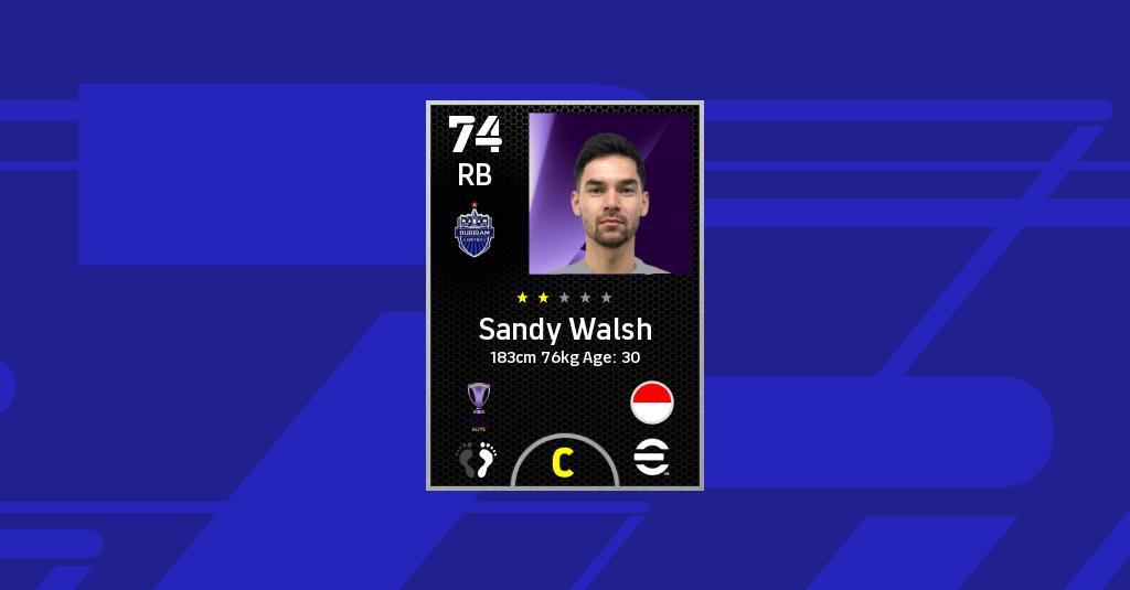 Sandy Walsh eFootball Stats