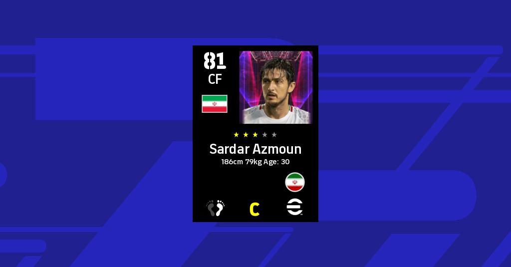 Sardar Azmoun eFootball Stats