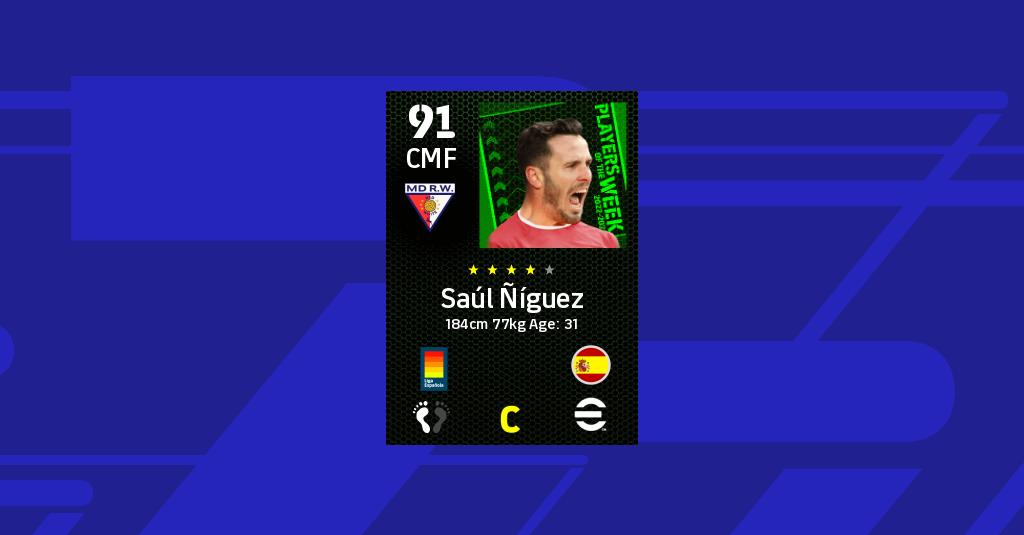 Saúl Ñíguez eFootball Stats