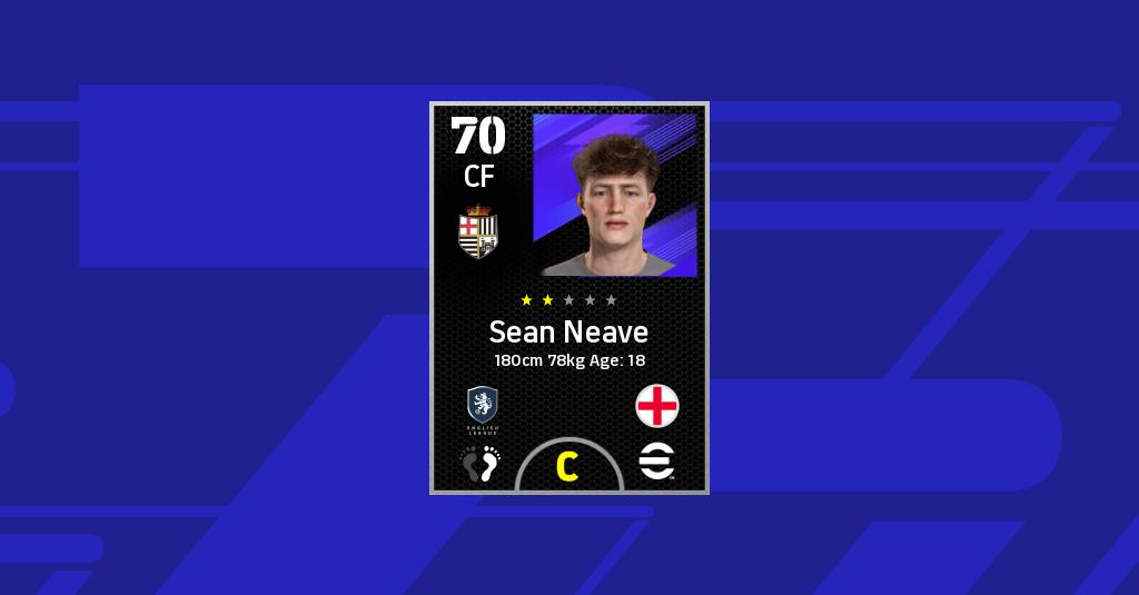 Sean Neave eFootball Stats