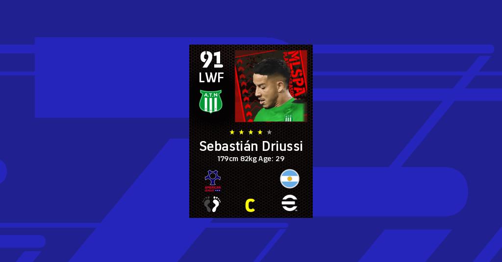 Sebastián Driussi eFootball Stats