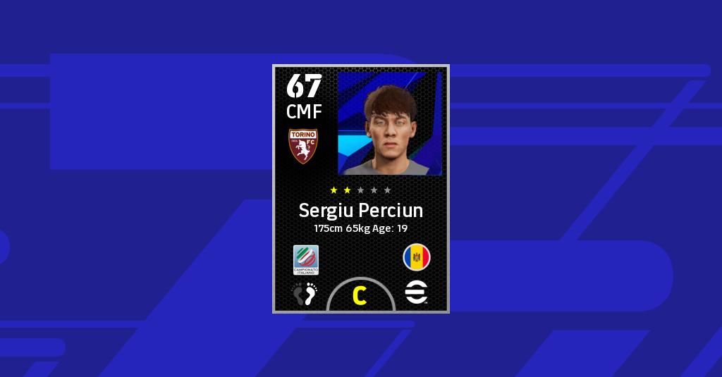 Sergiu Perciun eFootball Stats