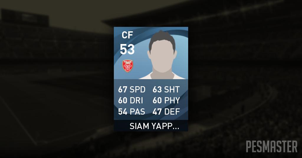 Siam Yapp PES 2021 Mobile Stats