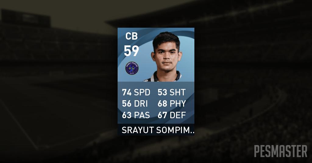 Srayut Sompim PES 2021 Mobile Stats