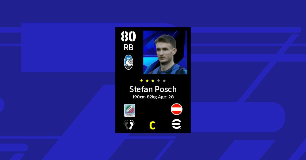 Stefan Posch eFootball Stats