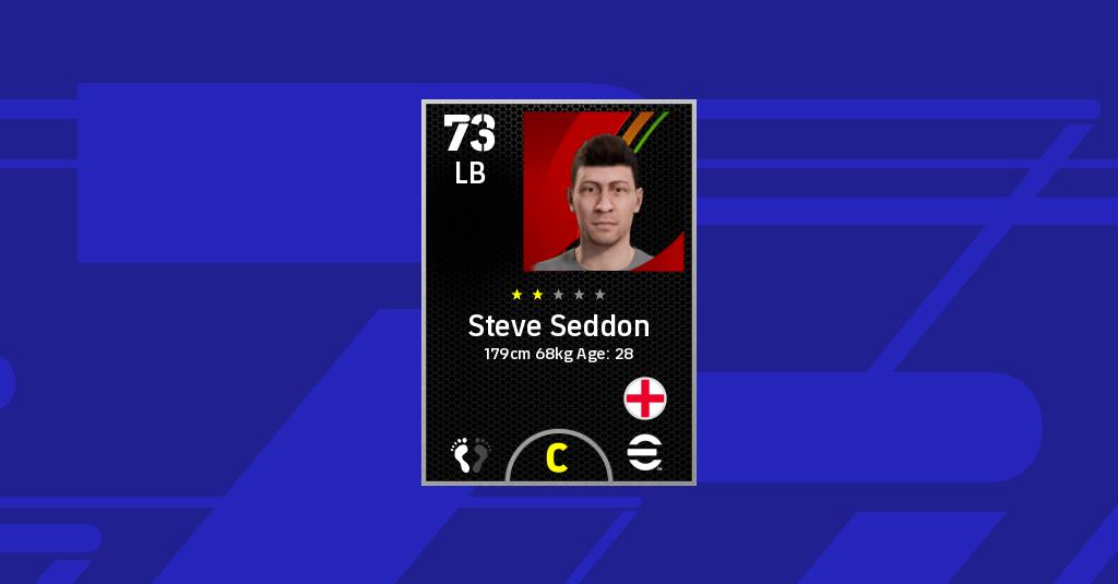 Steven Seddon eFootball Stats