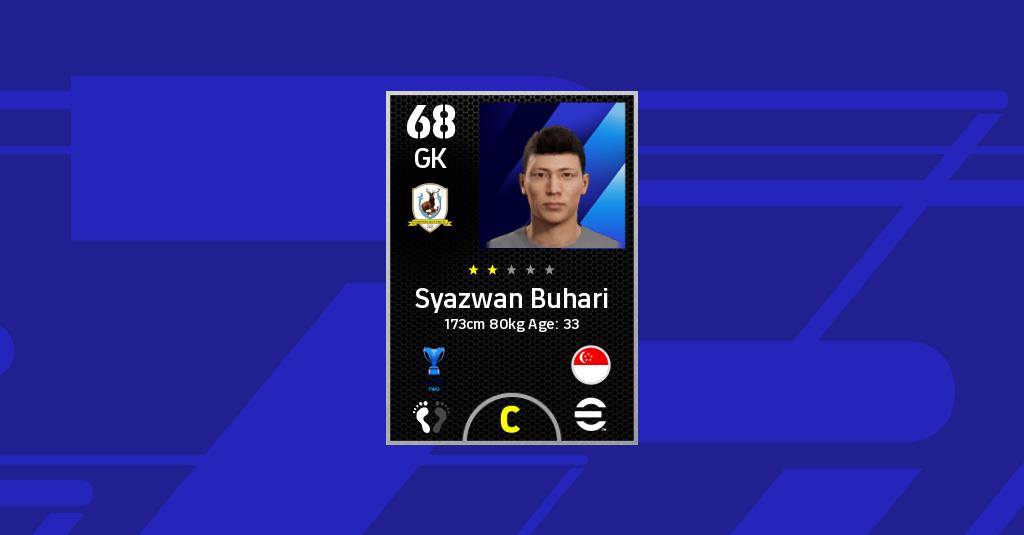 Syazwan Buhari eFootball Stats