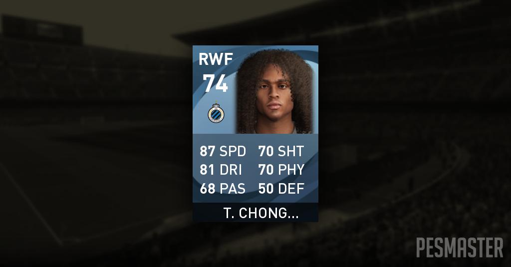 Tahith Chong PES 2021 Stats