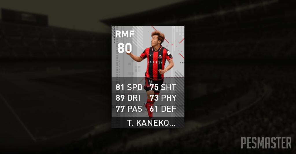 Takuro Kaneko PES 2021 Mobile Stats