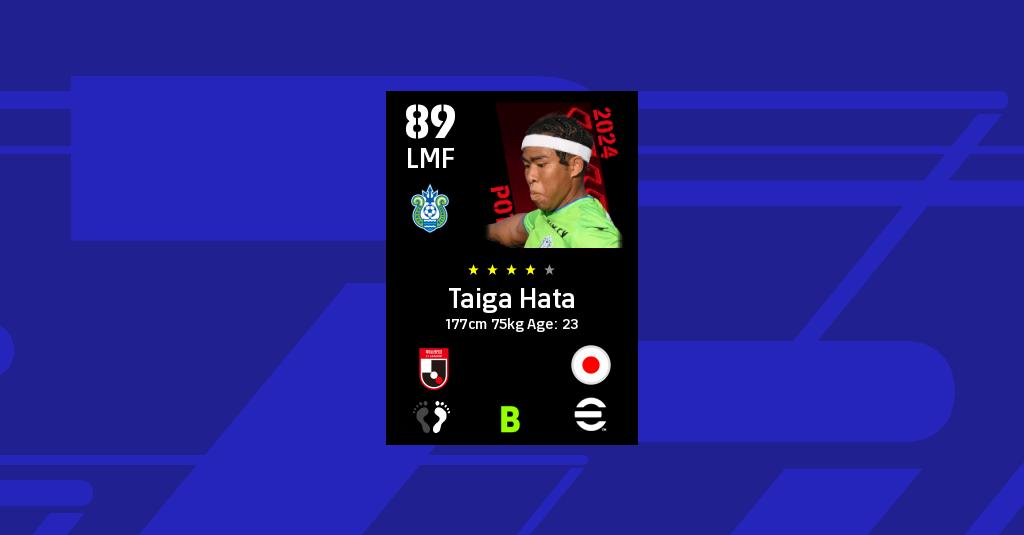 Taiga Hata eFootball Stats