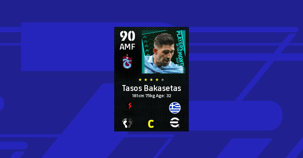 Anastasios Bakasetas eFootball Stats
