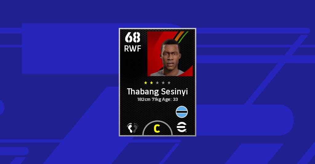 Thabang Sesinyi eFootball Stats