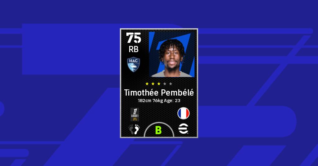 Timothée Pembélé eFootball Stats