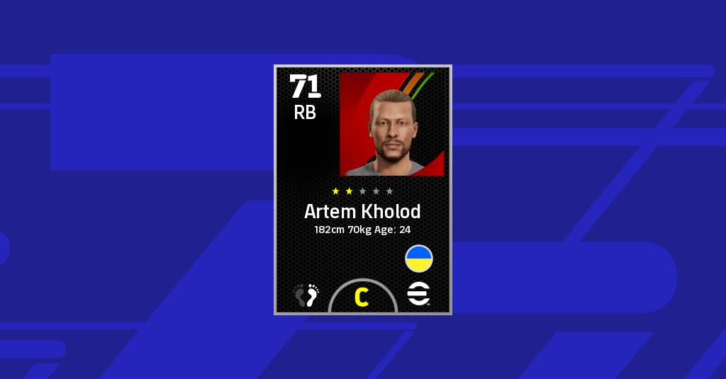 A. Kholod'nin eFootball 2022 İstatistikleri