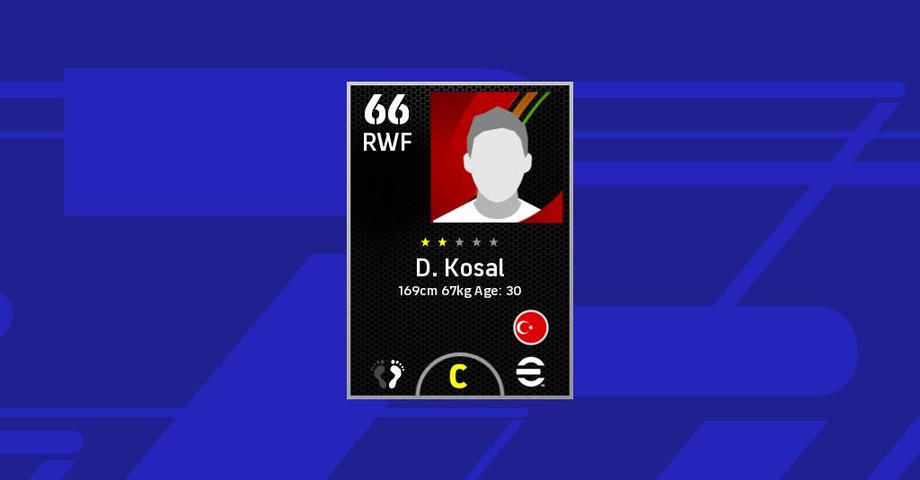 D. Kosal'nin eFootball İstatistikleri