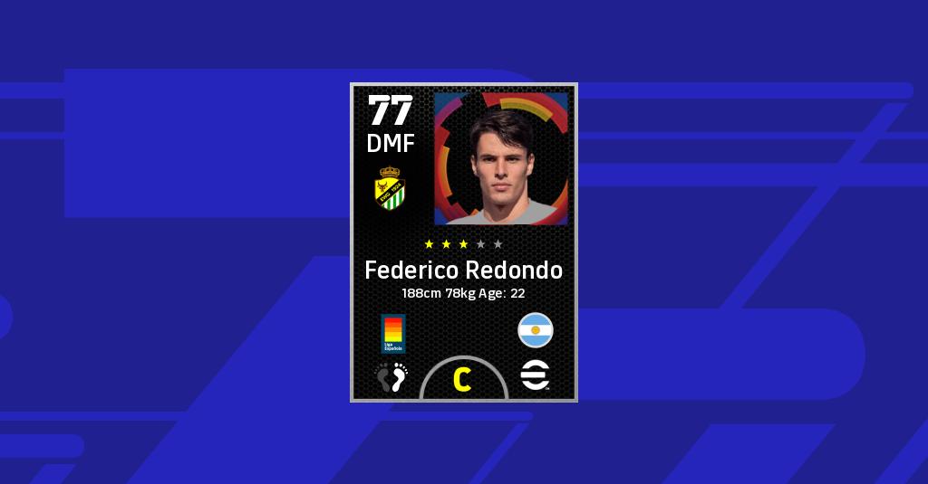 F. Redondo'nin eFootball 2022 İstatistikleri