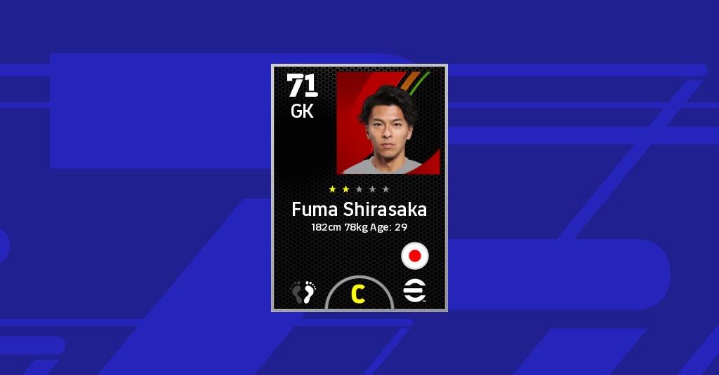 Fuma Shirasaka'nin eFootball 2022 İstatistikleri