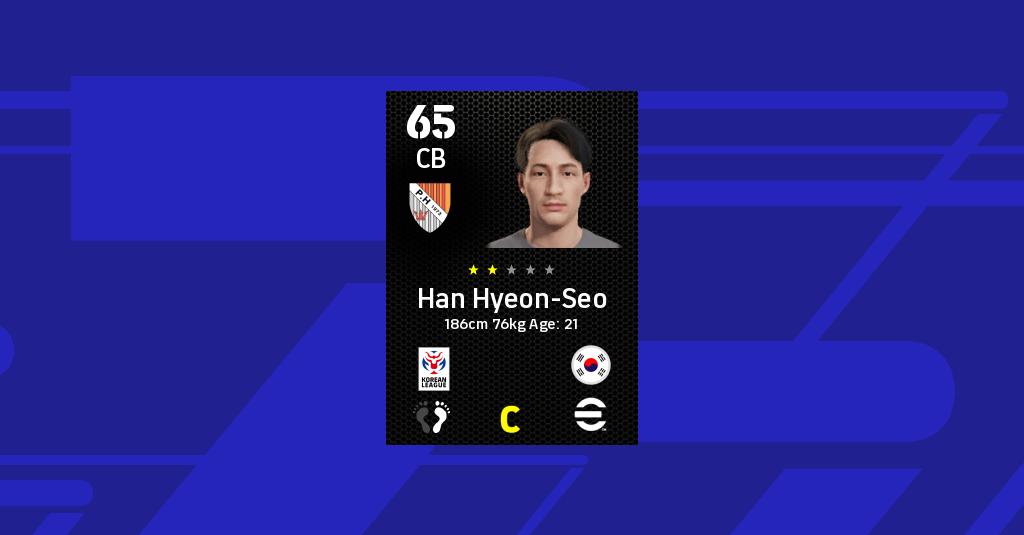 Han Hyeon-Seo'nin eFootball İstatistikleri