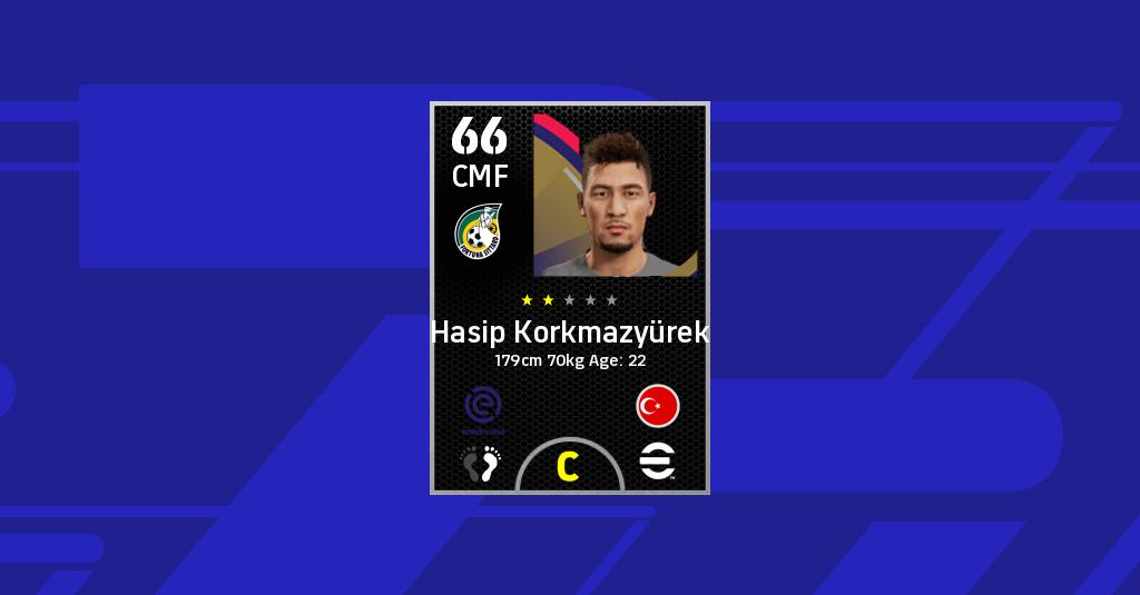 Hasip Korkmazyürek'nin eFootball 2022 İstatistikleri
