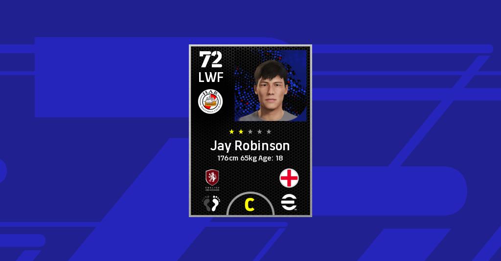 Jay Robinson'nin eFootball İstatistikleri