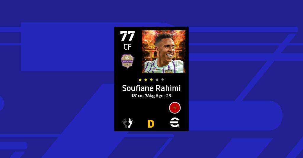 S. Rahimi'nin eFootball 2022 İstatistikleri