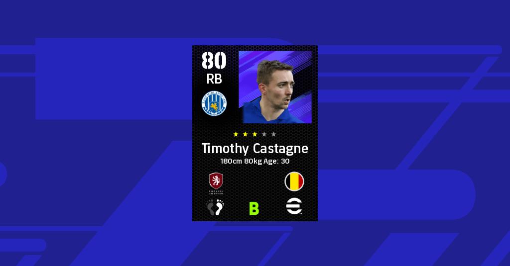 Timothy Castagne'nin eFootball İstatistikleri