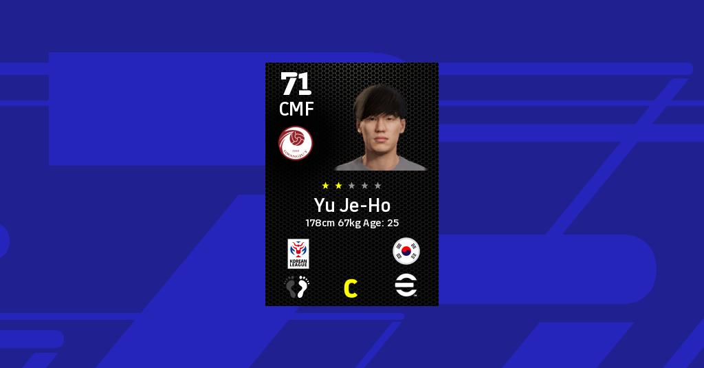 Yu Je-Ho'nin eFootball İstatistikleri