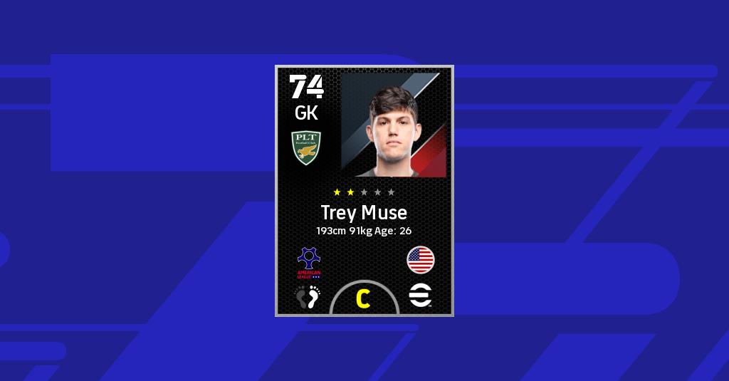 Trey Muse eFootball 2022 Stats