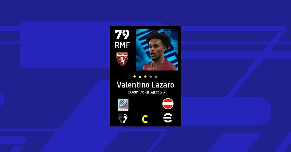 Valentino Lazaro eFootball Stats