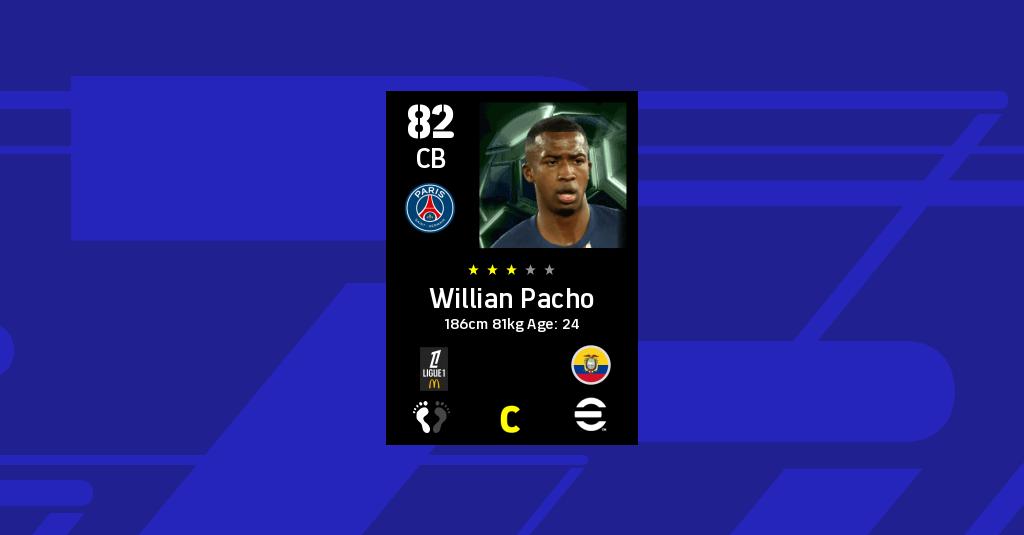 Willian Pacho eFootball Stats