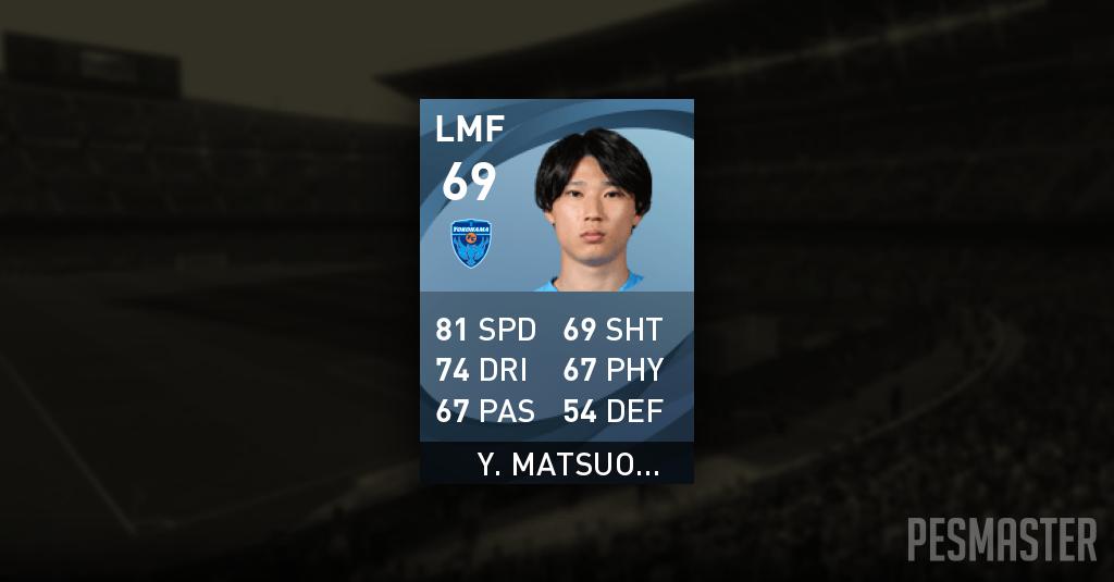 Yusuke Matsuo PES 2021 Stats