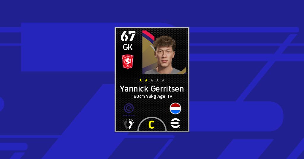 Yannick Gerritsen eFootball Stats